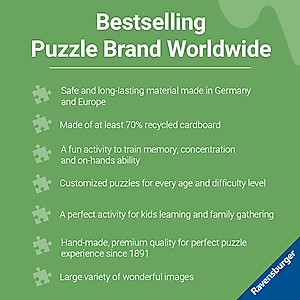 Ravensburger Construction Crowd Jigsaw Puzzle | 60 Unique Pieces | Engaging Toy for Kids Anti-Glare Surface | Promotes Concentration & Creativity