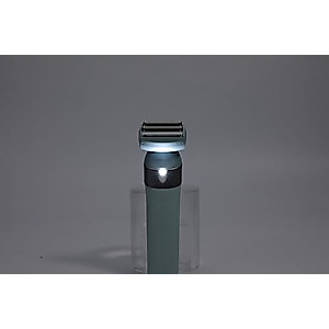 Unibono Electric Razor for Women in LED Light IPX 7 Waterproof,Pubic Hair Trimmer for Women in Quick and Smooth Shave,100% Washable Rechargeable Bikini Trimmer