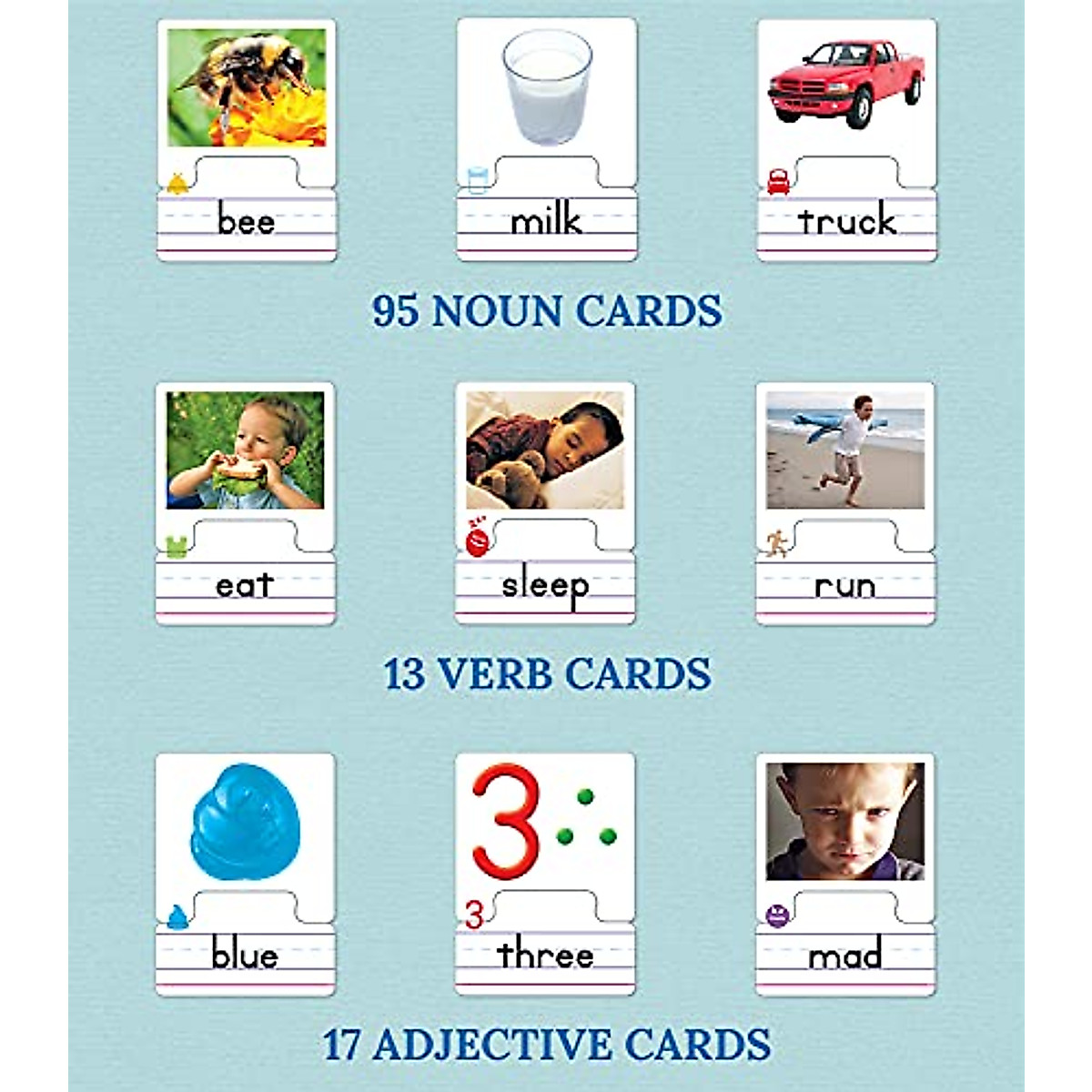 Key Education Big Box of Easy-To-Read Words Puzzles, Sight Words and Phonics Practice With Word and Photo Puzzle Pieces, Educational Games for Special Learners Ages 5+ (250 pc) , 1.5" x 2" - 2" x 2"