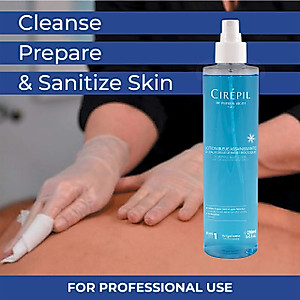 Cirepil - Pre & Post - Purifying Blue Lotion - 250ml / 8.45 fl oz - Cleanses and Prepares the Skin - Pre-Waxing & Post-Waxing