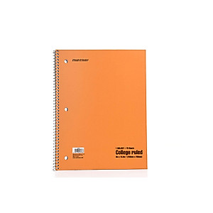 Mintra Office Spiral Notebooks - Pastel, College Ruled, 6 Pack, For School, Office, Business, Professional,70 Sheets