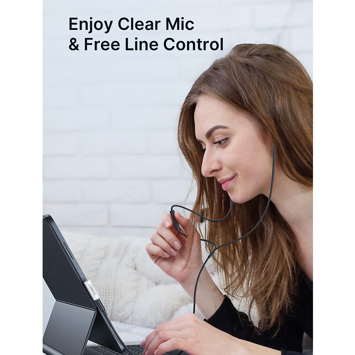 JSAUX 2 Pack Right Angle USB C to 3.5mm Audio Adapter, Type C to Aux Headphone Jack Adapter with 24bit DAC HiFi Dongle Compatible with Samsung Galaxy S23 Ultra, Pixel 7, iPad Pro, MacBook, iPhone 15