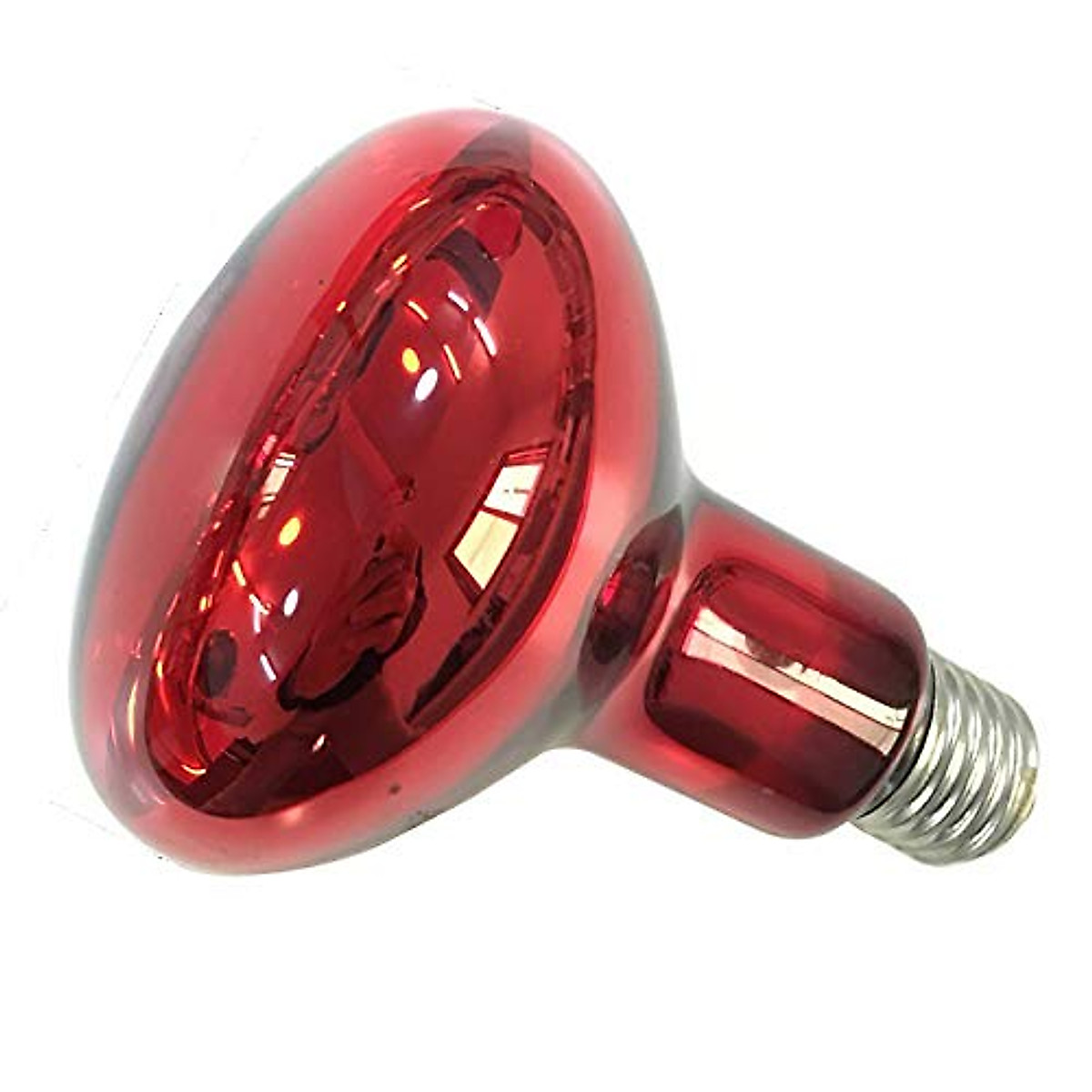 Fengrun Infrared Heat Lamp 100 watt Red Hard Glass Waterproof Explosion-Proof Light Bulb for Chicken Pig Farm Pets Physiotherapy Bathroom in Winter(100w,120V)