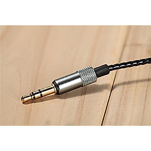 OFC Upgrade Audio Cable Cord for Shure SE846 SE535 SE425 SE315 SE215 UE900 (Black)