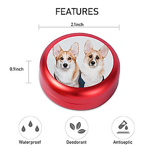 NGTSFLY Personalized Herb Storage Container in Sturdy, Pocket Storage Case Container Smell Proof and Air Tight - Portable, Perfect Jar to Stash in Your Pocket, No Smell Container (Black/Photo)