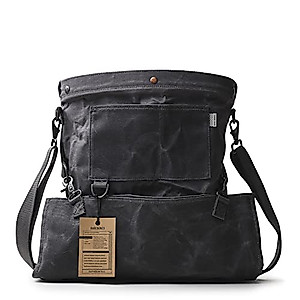 Barebones | Harvesting & Gathering Bag - Convertible Straps, Weather- & Water-Resistant Waxed Canvas