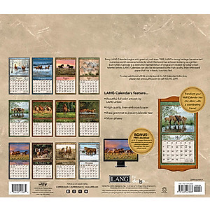 LANG HORSES IN THE MIST 2023 WALL CALENDAR