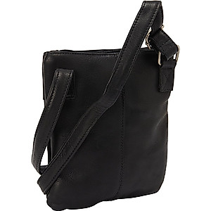 David King & Co. Slender Shoulder Bag 598, Black, One Size