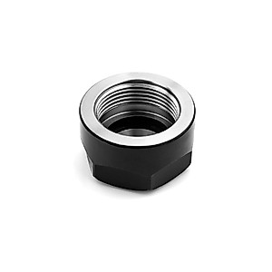 QWORK ER20 A Collet Clamping Nuts for CNC Milling Chuck Holder Lathe, 4 Pack (Black)