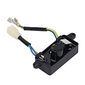 WOOXGEHM AVR Automatic Voltage Regulator, Single Phase 6 Wire Generator Voltage Regulator, Good Toughness AVR Voltage Regulator for 1‑2.5KW Generator