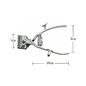 Hand Clipper - Old Fashion Manual Clipper Haircut Hand Push Low Noise Non-Electric Hair Cutter