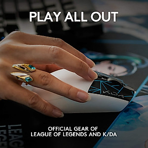 Logitech G305 K/DA Lightspeed Wireless Gaming Mouse, Mint, 99g, 12000 DPI, 6 Programmable Buttons, 250h Battery Life, On-Board Memory, Compatible with PC/Mac