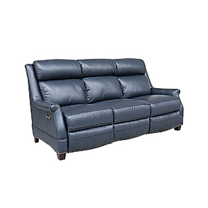 Barcalounger Warrendale Power Reclining Sofa w/Power Head Rests, Shoreham Blue