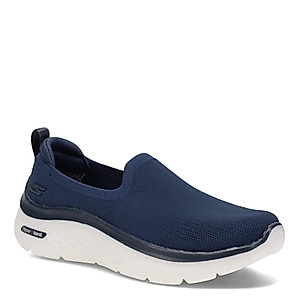 Skechers womens Go Walk Hyper Burst Mesh Slip on Sneaker, Navy, 8.5 US