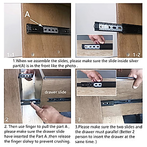 GREATMEET 2 Drawer Wooden File Cabinet,