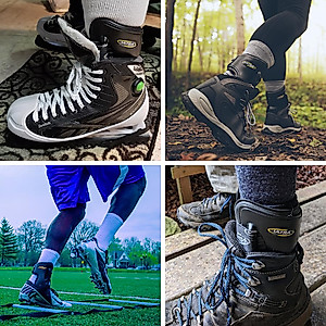 Ultra High-5® Ankle Brace – Advanced Reinforcement & Recovery for Chronic Ankle Instability & Reoccurring Joint Pain, Versatile Fit for Both Ankles, Ideal for Athletes & Active Lifestyles