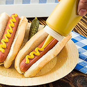 Restaurantware 8 Ounce Squeeze Bottle, 1 With Lid - Precison Dispensing Tip, Flexible, Clear Plastic Squeeze Bottle For Sauces, Spreads, Or Condiments