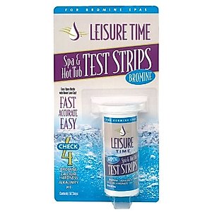 LEISURE TIME Spa Test Bromine Spa Test Strips 50 Count (45005A) (Full Package)