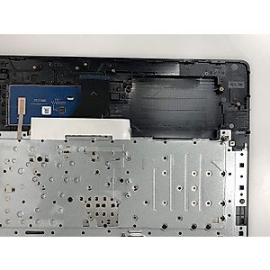 wzqrps Replacement Laptop Upper Case Palmrest Keyboard Touchpad Assembly Part 2019 for HP 17 BY17 CA 17T-BY100 17-by0xxx 17-ca1xxx 17T-BY200 17-by1xxx 17Z-CA100 17-by2xxx L48409-001