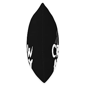 Crow By VM Away Black Funny Women Crow Love Birds Throw Pillow, 18x18, Multicolor