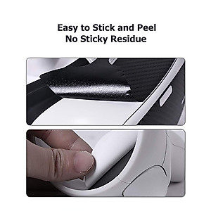 VR Headset and Controller Skin Stickers for Quest 2 Accessories(Flaming Skull)