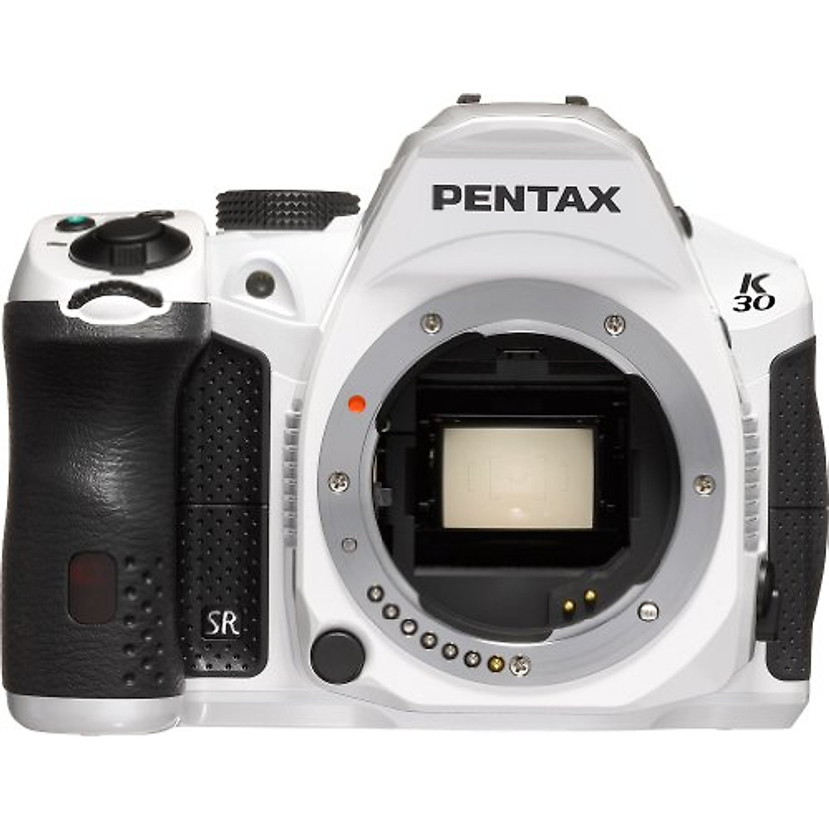 Pentax K-30 Weather-Sealed 16MP CMOS Digital SLR Dual Lens Kit, 18-55mm and 50-200mm (White) (OLD MODEL)
