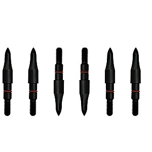 Aklisdlha Archery Field Points 17/64 Inch 9/32 in 19/64 Inch 5/16 in (12 Pack) for Field Target Practice Shooting (17/64″-100grains)