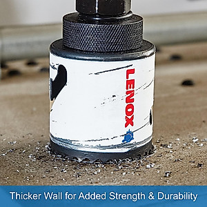 Lenox Tools - 1772964 LENOX Tools Bi-Metal Speed Slot Arbored Hole Saw with T3 Technology, 3-1/8"