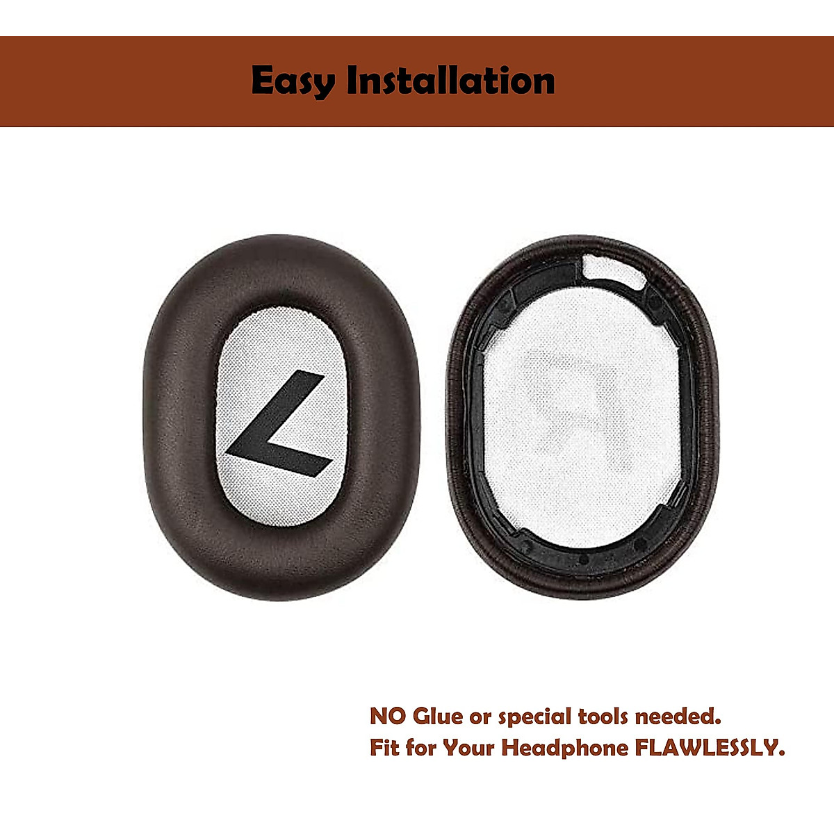 DowiTech Professional Headset Replacement Earpads Cushion Headphone Ear Pads Compatible with Plantronics Backbeat Pro 2 Bluetooth Noise Cancelling Headphone