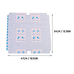 NUOBESTY 16pcs Clear Book Covers Plastic Book Cover Transparent Textbook Wraps Waterproof Book Cover Protector Clear 2