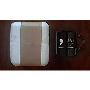 Funny English Teacher, Cat Lover Cup - Apostrophe Catastrophe - 15oz Black Coffee, Tea Mug