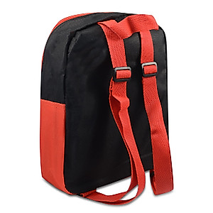 Marvel Spiderman Mini Backpack For Boys, Kids ~ 4 Pc Bundle With 11" Spiderman School Bag For Kids, Water Pouch, Stickers, And More | Spiderman Preschool Supplies