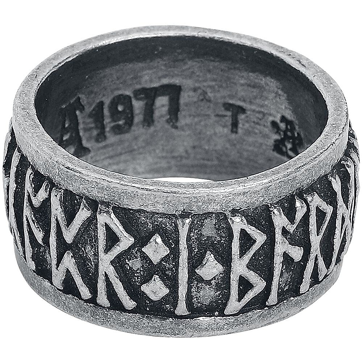 Alchemy Metal Wear Halloween Party Fashion Jewelry Runeband Ring Size Y/12