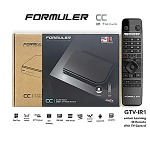 Formuler CC 4K Hybrid UHD + ATSC & OTT Media Receiver 2GB Ram 16GB Memory + Bonus Dreamlink Dlite W Android Box + Bonus Formuler 7 Color Backlit Wireless Mini Keyboard.