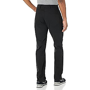 Amazon Essentials Men's Athletic-Fit 5-Pocket Comfort Stretch Chino Pant (Previously Goodthreads), Black, 34W x 33L