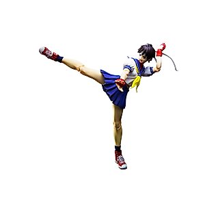 Bandai Tamashii Nations S.H.Figuarts Sakura Kasugano "Street Fighter" Action Figure, Multi-colored, 8" (BAN23895)