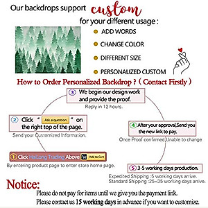 Allenjoy Green Oil Painting Forest Backdrop Nature Watercolour Tree Christmas Party Photography Backdrop Kids Newborn Baby Portrait Photoshoot Background 7x5ft Photo Booth Studio Props