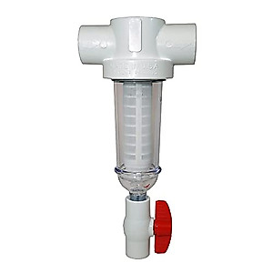 Merrill MFG 1.5" 100 Mesh PVC Spin Down Sediment T-Style Water Filter