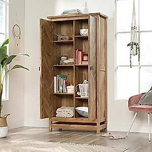 Sauder Cannery Bridge Storage Cabinet, Sindoori Mango finish