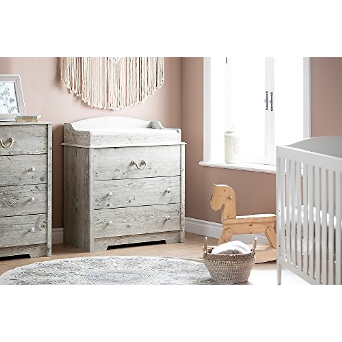 South Shore Aviron 4-Drawer Chest, Seaside Pine