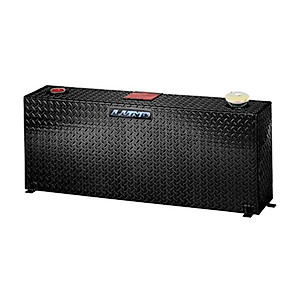 Lund 73337 37-Gallon Aluminum Vertical Liquid Storage Tank, Diamond Plated, Black