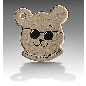 Carl Dick Australian Shepherd Dog with Lead 10.5 inches, 25cm, Plush Toy, Soft Toy, Stuffed Animal 3428