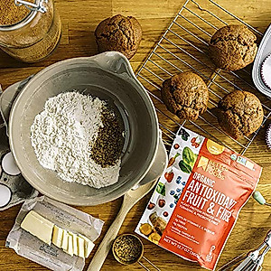 BetterBody Foods Organic Antioxidant Fruit and Fiber Superfood Blend, 12.7 Ounce, Powder