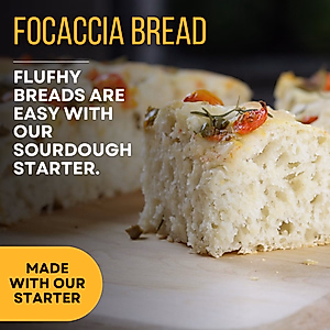 Better Bread Premium Heirloom Sourdough Starter Culture So Blessed Heirloom Style Freeze Dried Starter Culture for Baking Sourdough Bread | Perfect for Pancakes, Biscuits, Pretzels, & More | Non-GMO Prebiotic Artisan Bread | Made with Organic Ingredients