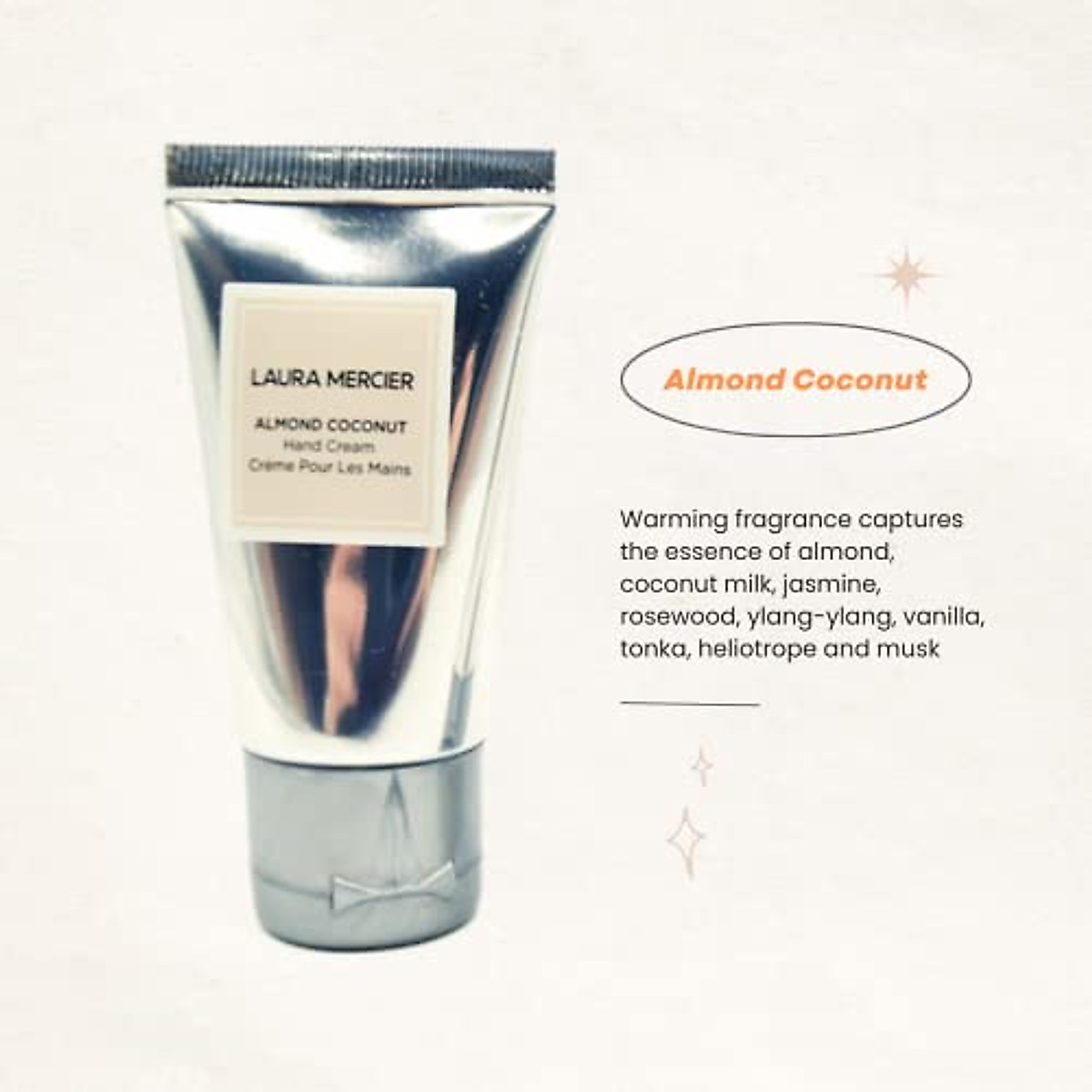 Laura Mercier 3-Pc. Party Of Three Hand Cream Travel Size Set:: Almond Coconut, Ambre Vanille, Crème Brûlée
