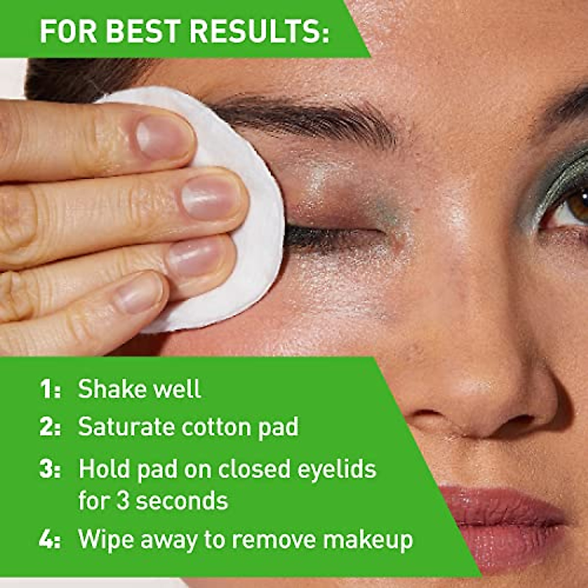 CeraVe Eye Makeup Remover | Waterproof Makeup Remover with Hyaluronic Acid and Ceramides |Non-Comedogenic, Fragrance Free, Non-Greasy & Ophthalmologist Tested | 4 Ounces