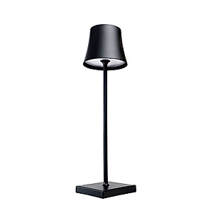 MADCKDEDRT LED Desk lamp,Cordless Table lamp,Rechargeable,Dimmable,Portable,Suitable for Indoor and Outdoor Lighting Black