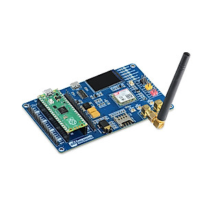 sb components Raspberry Pi Pico with Pico 2G Expansion Quad-Band GSM/GPRS/GNSS Expansion for Raspberry Pi Pico, Adds Cellular and GPS Support to The Pico