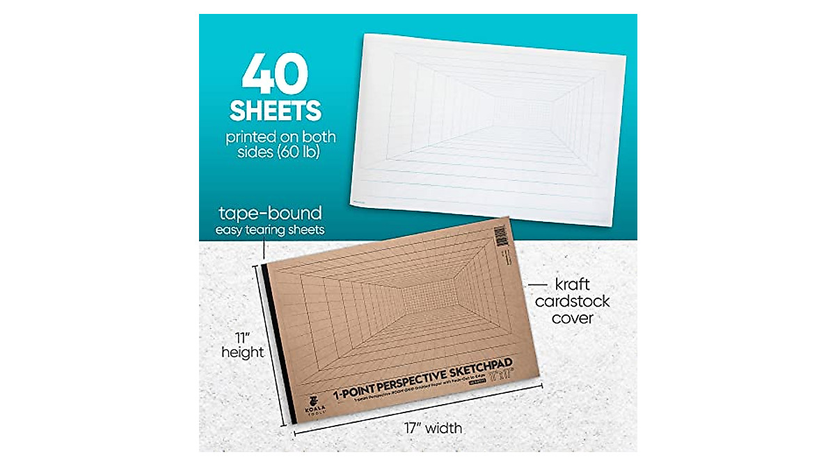 Koala Tools 40-Page Drawing Pad for 3D Design