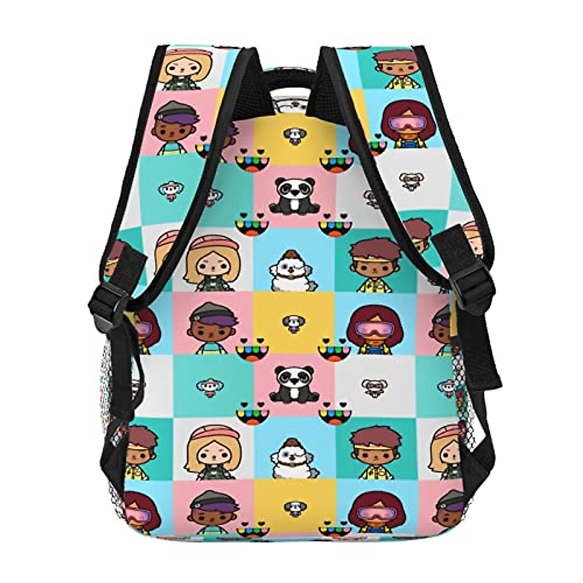 hgxim Backpack Pattern Lightweight Leisure Bag 3d Printing Large Capacity Pattern Leisure Bag Travel